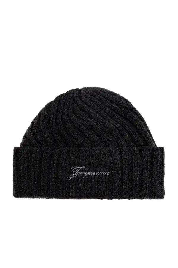 Jacquemus Tourni’ Beanie - Grey
