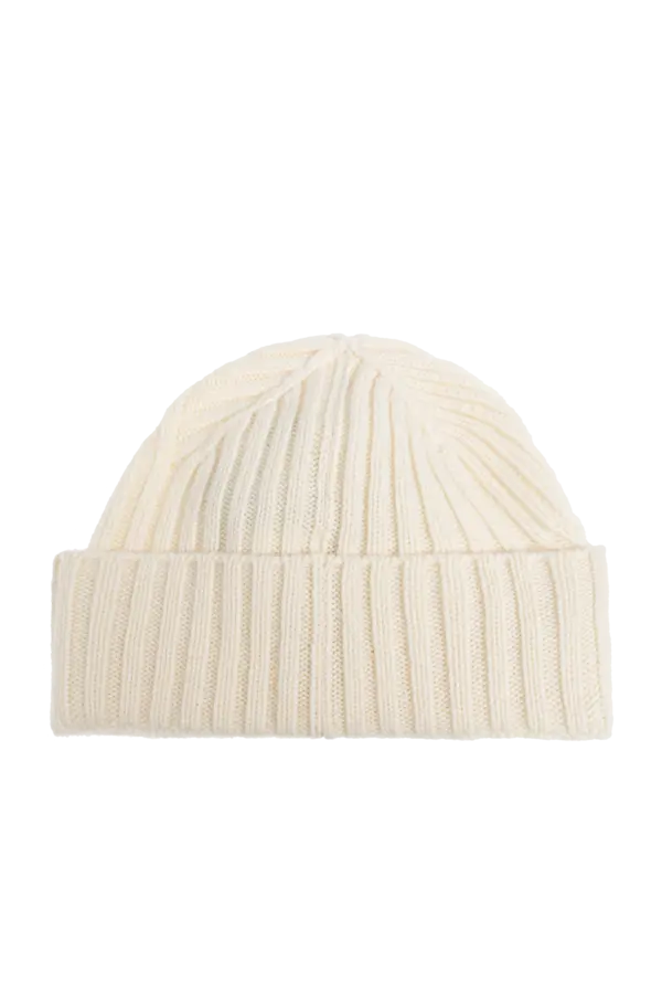 Jacquemus Tourni" Knit Cashmere-merino Wool Cap - Cream