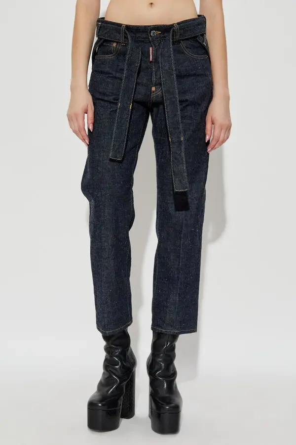 Dsquared2 X Magliano High-waisted Jeans