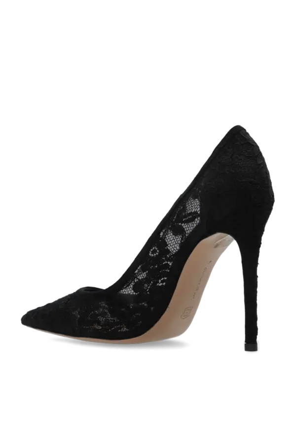 GIANVITO ROSSI Claudia Lace Stilettos - Black