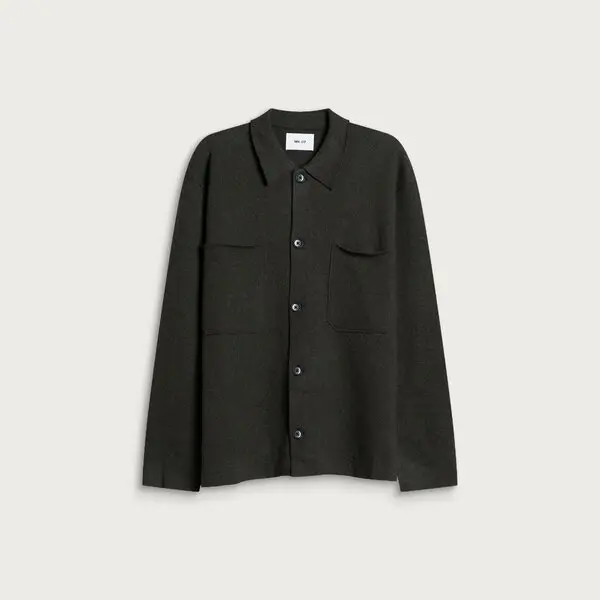 Nn07 Jonas Boiled Wool Overshirt