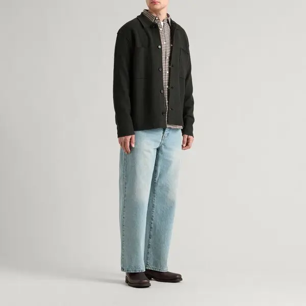 Nn07 Jonas Boiled Wool Overshirt