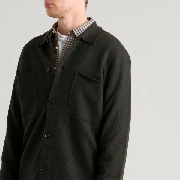 Nn07 Jonas Boiled Wool Overshirt