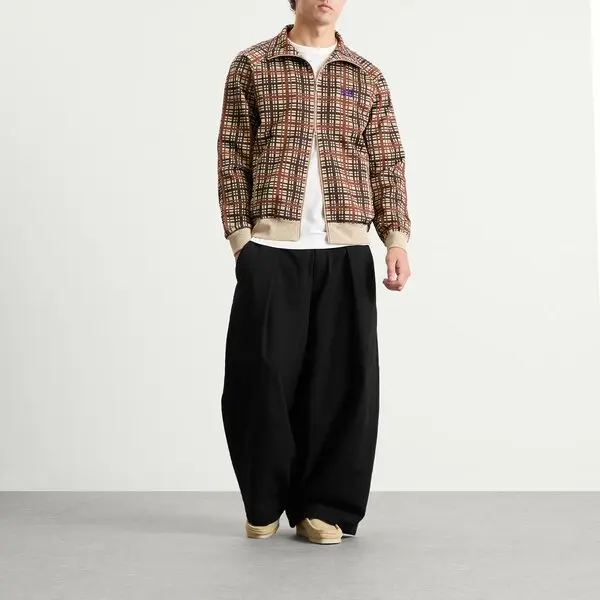 Needles Poly Jacquard Track Jacket - Plaid | Editorialist