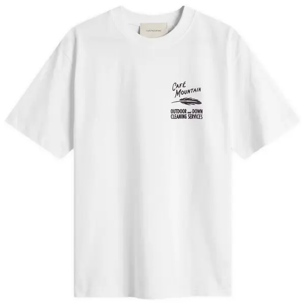 CAFÉ MOUNTAIN Down Cleaning Duck T-shirt
