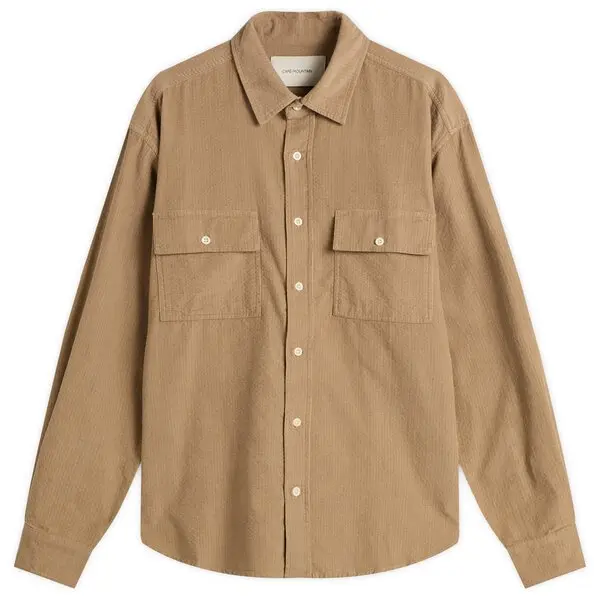 CAFÉ MOUNTAIN Double Pocket Seersucker Cord Heritage Shirt