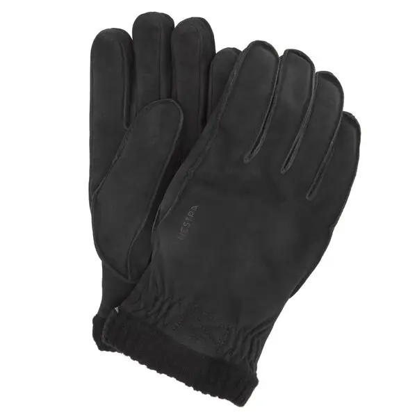 HESTRA Joar Nubuck Gloves - Black
