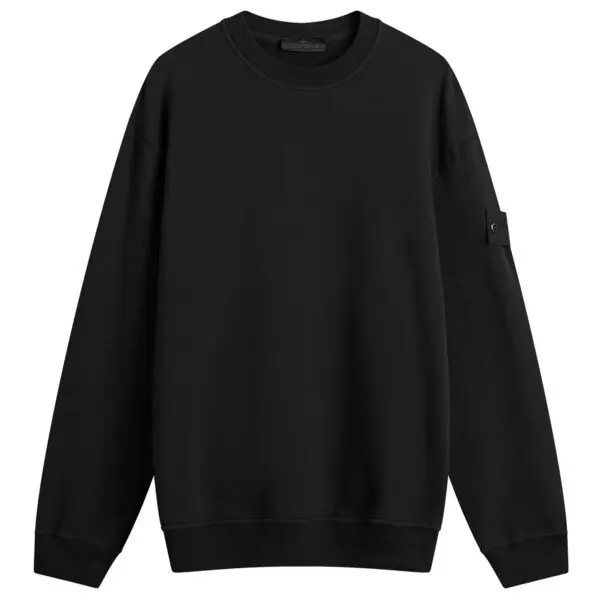Stone Island Ghost Crew Neck Sweatshirt - Black