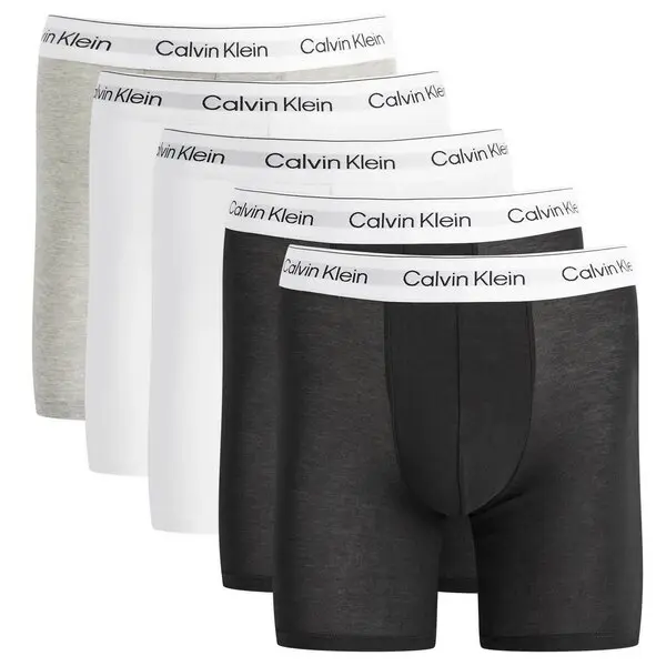 Calvin Klein Icon Boxer Brief 5 Pack - Black/white/grey Heather
