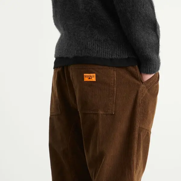 SERVICE WORKS Corduroy Chef Trousers - Bark