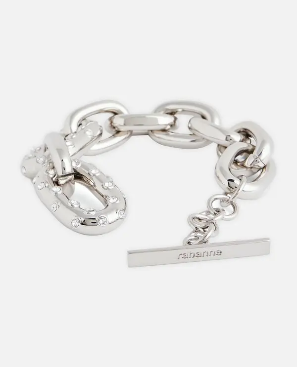 Rabanne Chain Link Bracelet - Argento