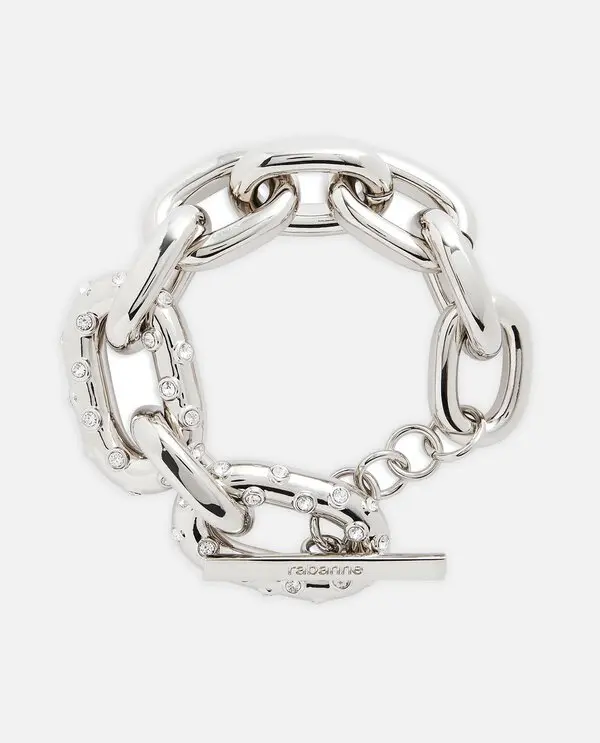 Rabanne Chain Link Bracelet - Argento