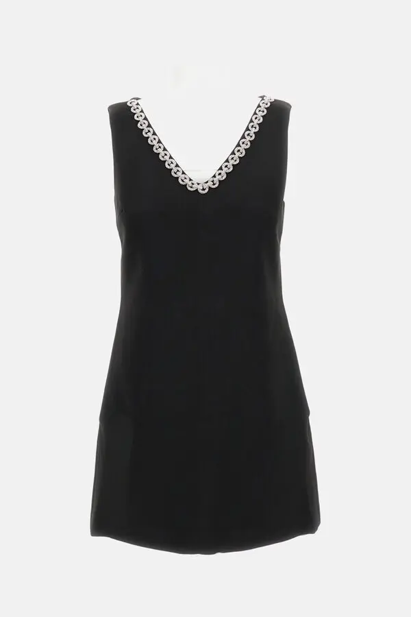 SELF-PORTRAIT Midi Dress - Black