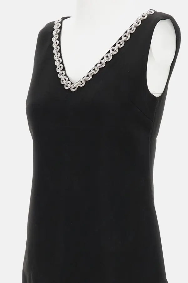 SELF-PORTRAIT Midi Dress - Black