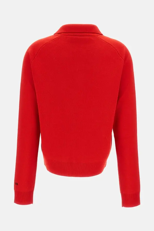 META CAMPANIA COLLECTIVE Merino Wool Polo Shirt