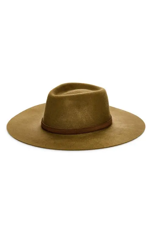 Janessa Leoné Beck Wool Felt Fedora - Camel
