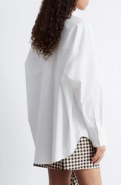 & Other Stories Oversized Cotton Button-up Shirt