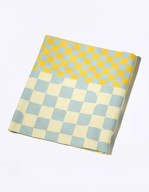 TORTUGA FORMA Checker Tablecloth Reversible