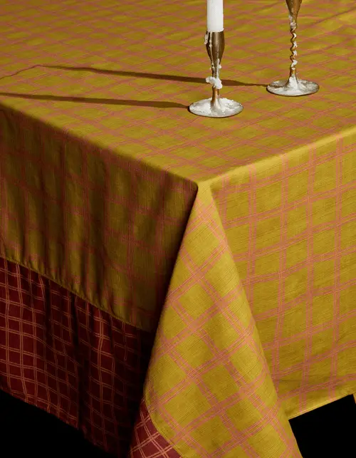 TORTUGA FORMA Grid Tablecloth Reversible