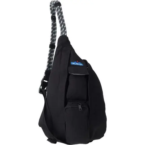 KAVU Mini Rope Sling Backpack - Black