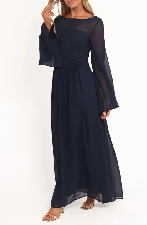 PETAL & PUP Samara Long Sleeve Maxi Dress