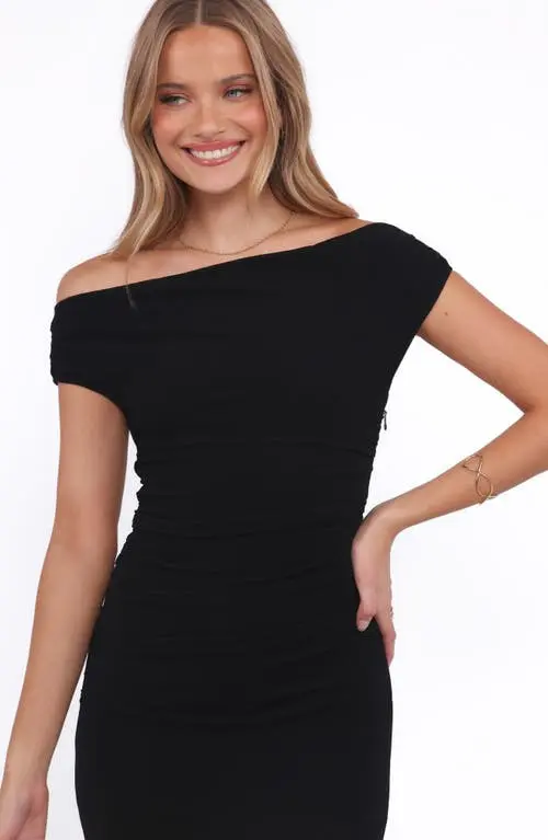 PETAL & PUP Off-the-shoulder Body-con Dress