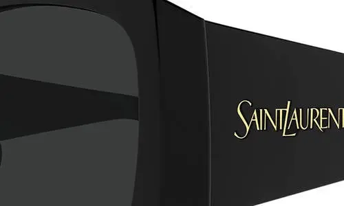 Saint Laurent 57mm Rectangular Sunglasses