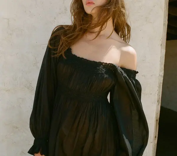 HMD Catrinette Nightgown - Black