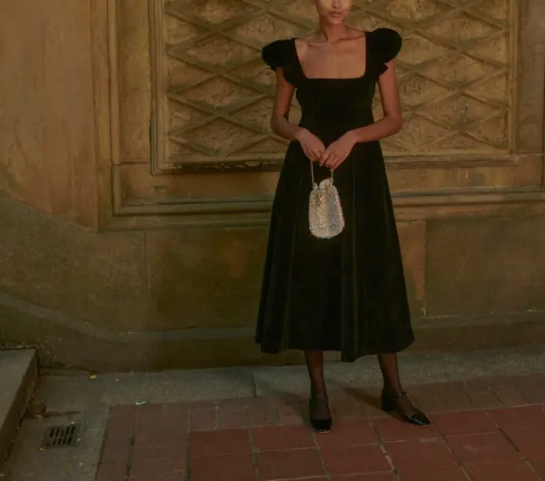HMD Heirloom Celestine Velvet Dress