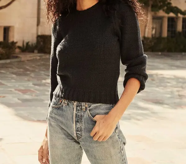 HMD May Merino Wool Sweater - Navy