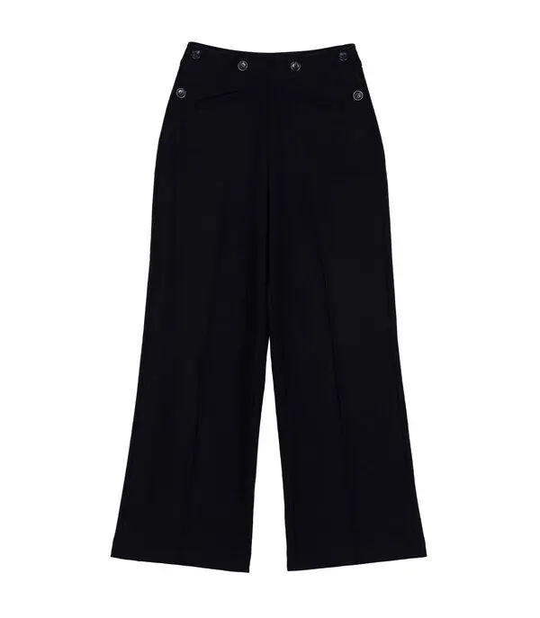 HMD Glenne Wide-leg Wool-blend Pants