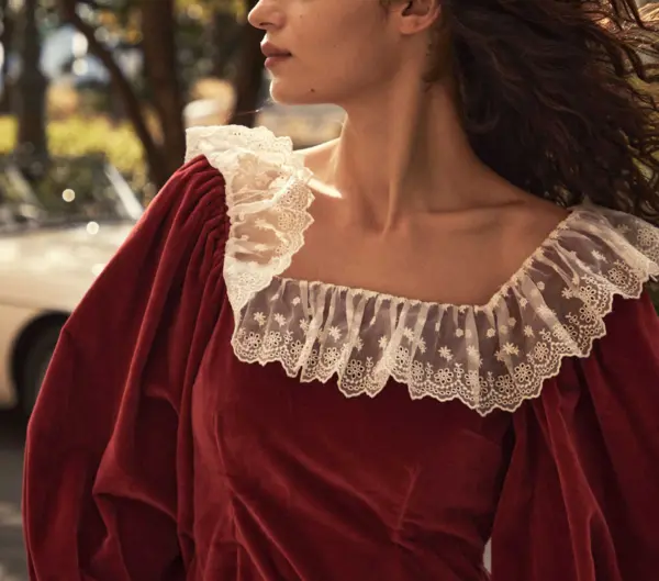 HMD Franique Velvet Mini Dress
