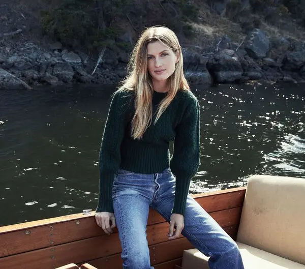 HMD Cable Knit Alpaca Blend Sweater - Deep Forest