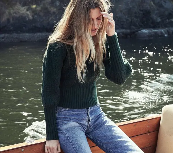 HMD Cable Knit Alpaca Blend Sweater