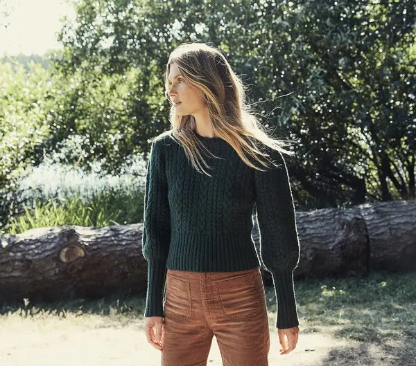 HMD Cable Knit Alpaca Blend Sweater