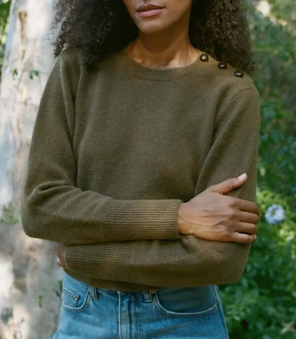 HMD Emmalyn Cashmere Sweater - Forest Moss