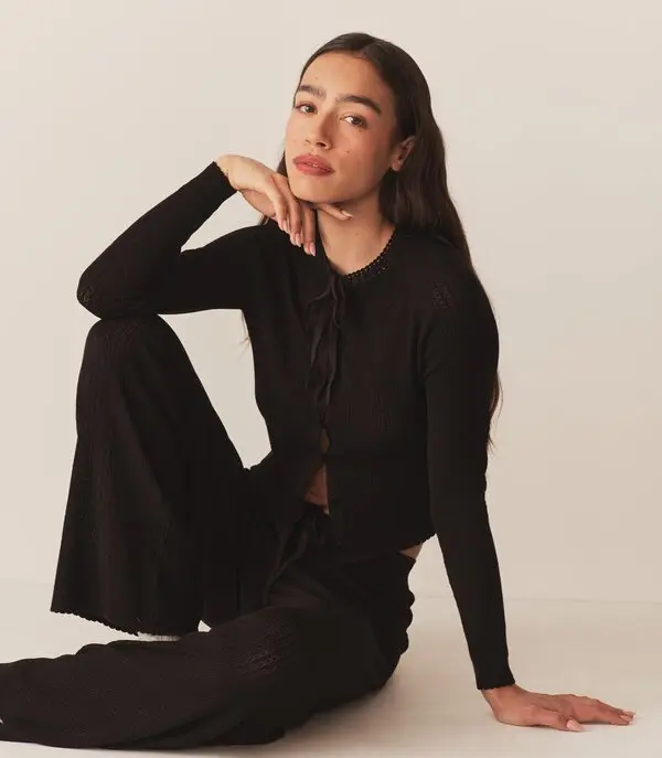 HMD Evonne Wide Leg Pant - Black
