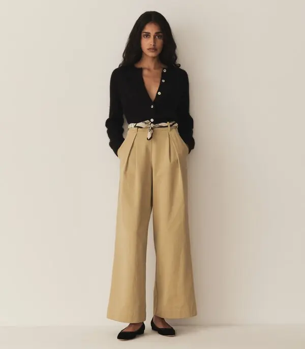HMD Hilaire Wide Leg Pant - Stone