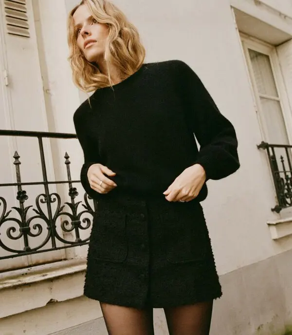 HMD Elina Tweed Bouclé Mini Skirt