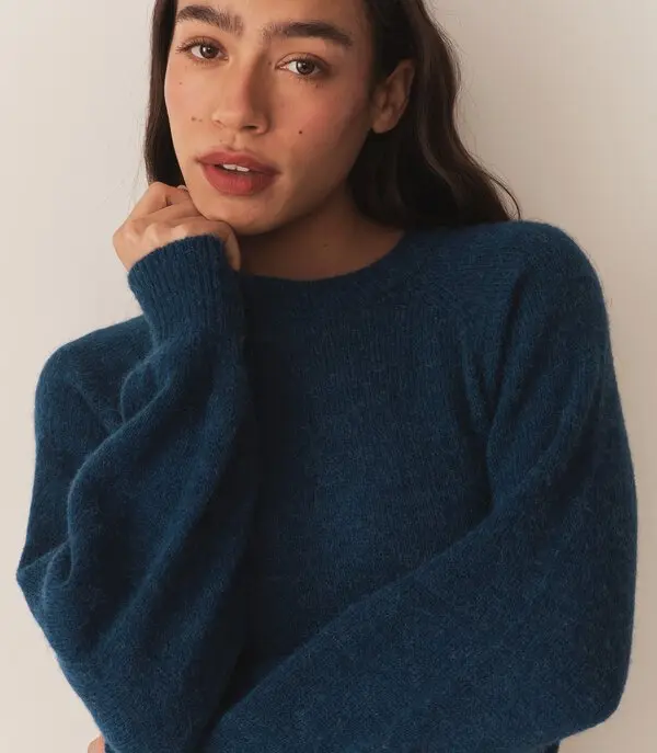 HMD Marsena Crew Neck Sweater - Deep Sapphire