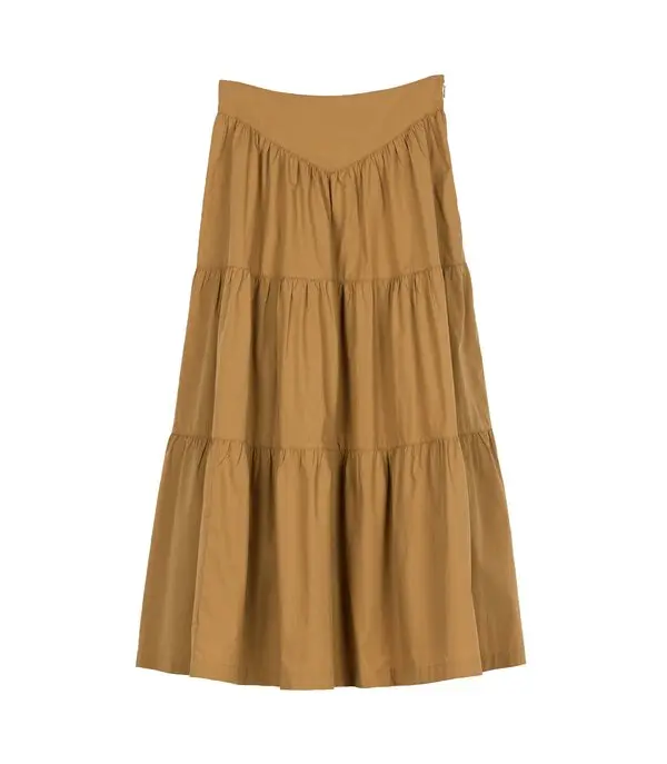 HMD Sanremo Tiered A-line Skirt