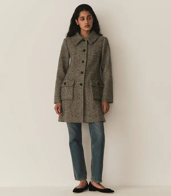 HMD Bonnaire Tailored Tweed Coat