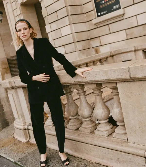 HMD Duccio Double-breasted Velvet Jacket