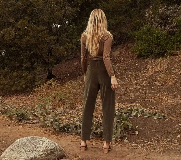 HMD Nelda Boot-cut Corduroy Trousers