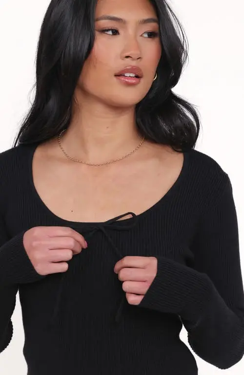 PETAL & PUP Cooper Ribbed Scoop Neck Sweater