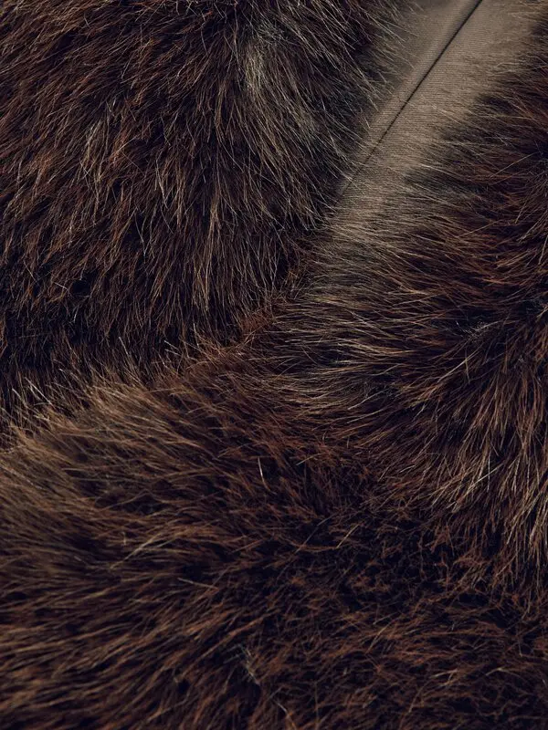 REISS Flora Faux-fur Collar