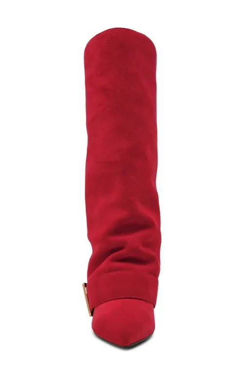 Steve Madden Illuzion Boot - Red Suede