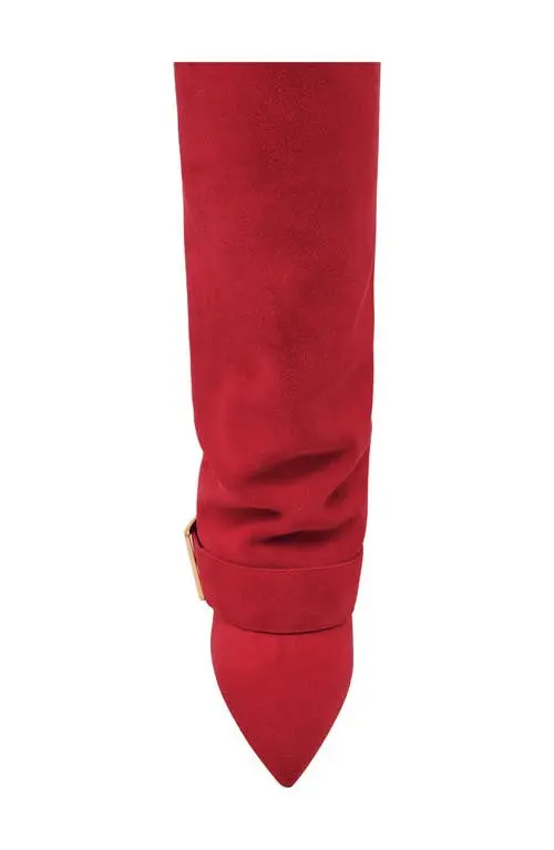 Steve Madden Illuzion Boot - Red Suede