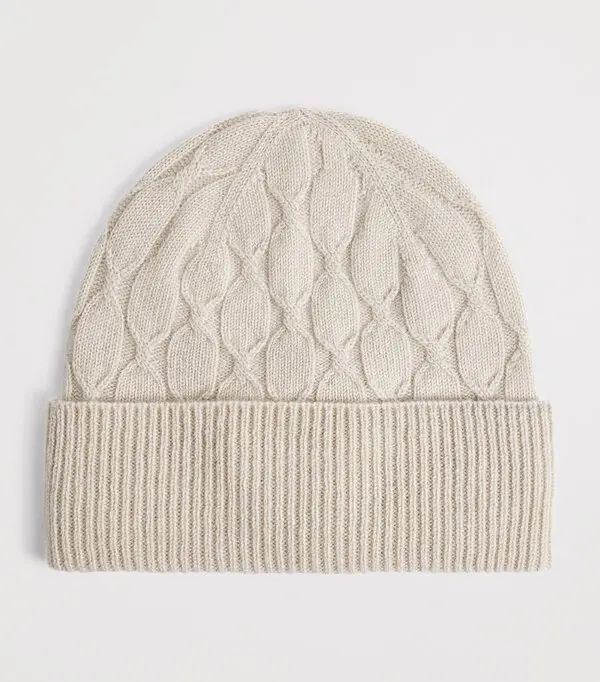 Eleventy Cashmere Cable-knit Beanie