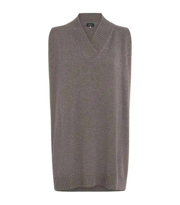 Eskandar Cashmere Crossover Sweater Vest